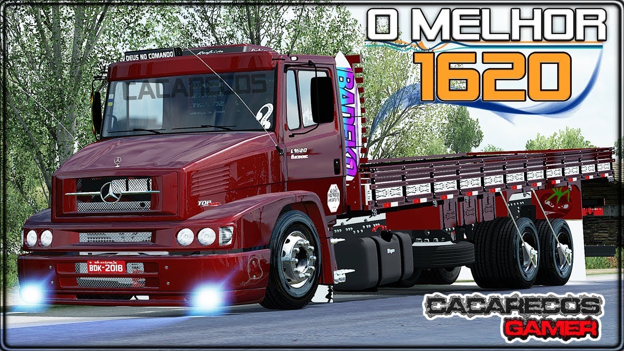 RECOMENDO | MB 1620 MAIS TOP DO ETS 2 | VÁRIOS OPCIONAIS E CARGAS ...