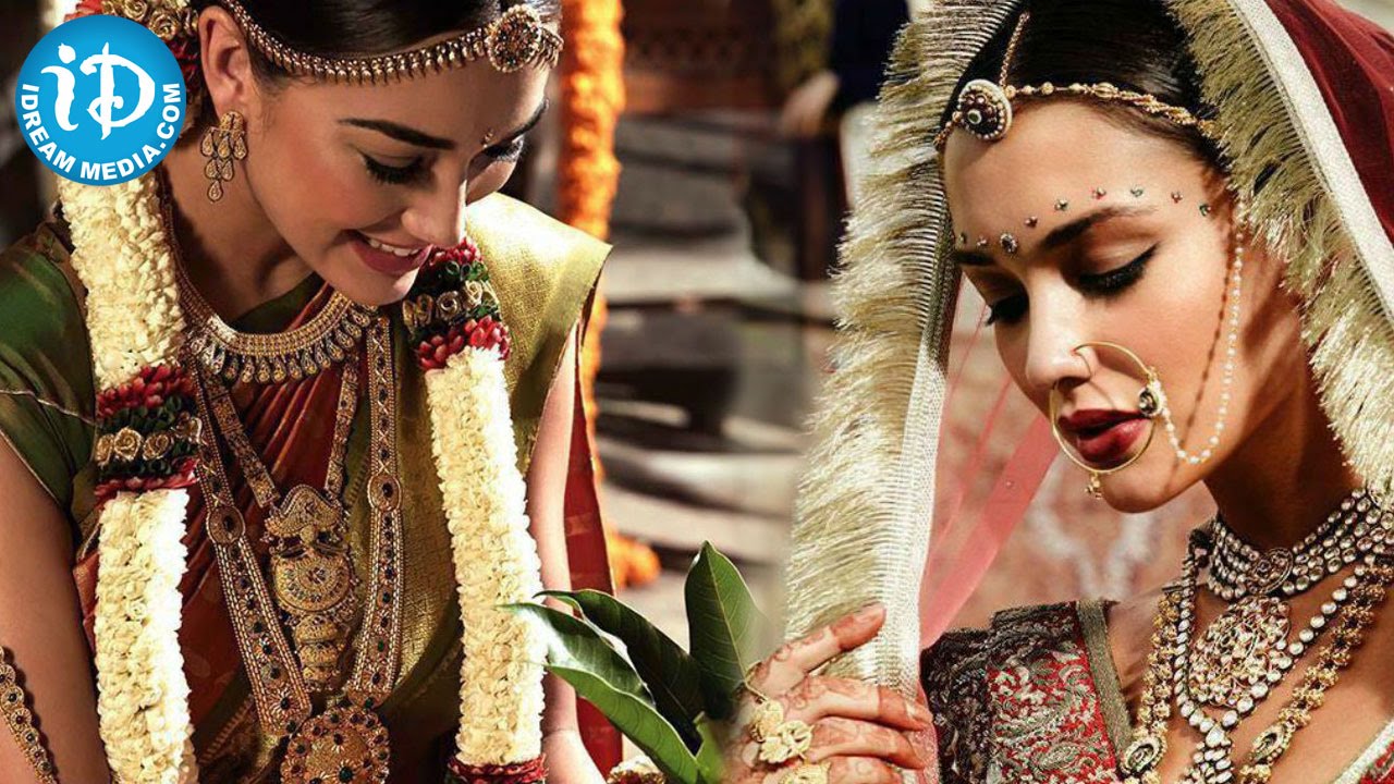 Amy Jackson Photoshoot in Bridal Sarees - YouTube
