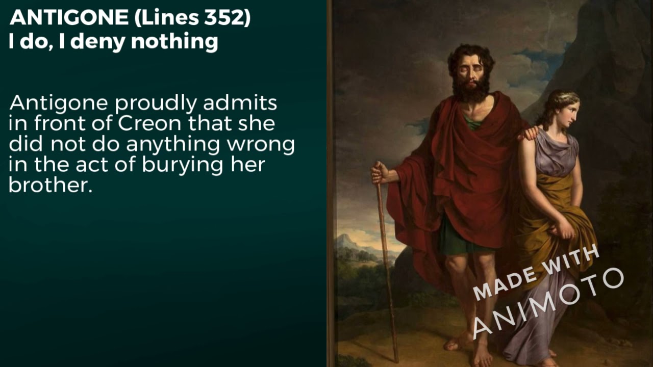 HUBRIS OF ANTIGONE - YouTube