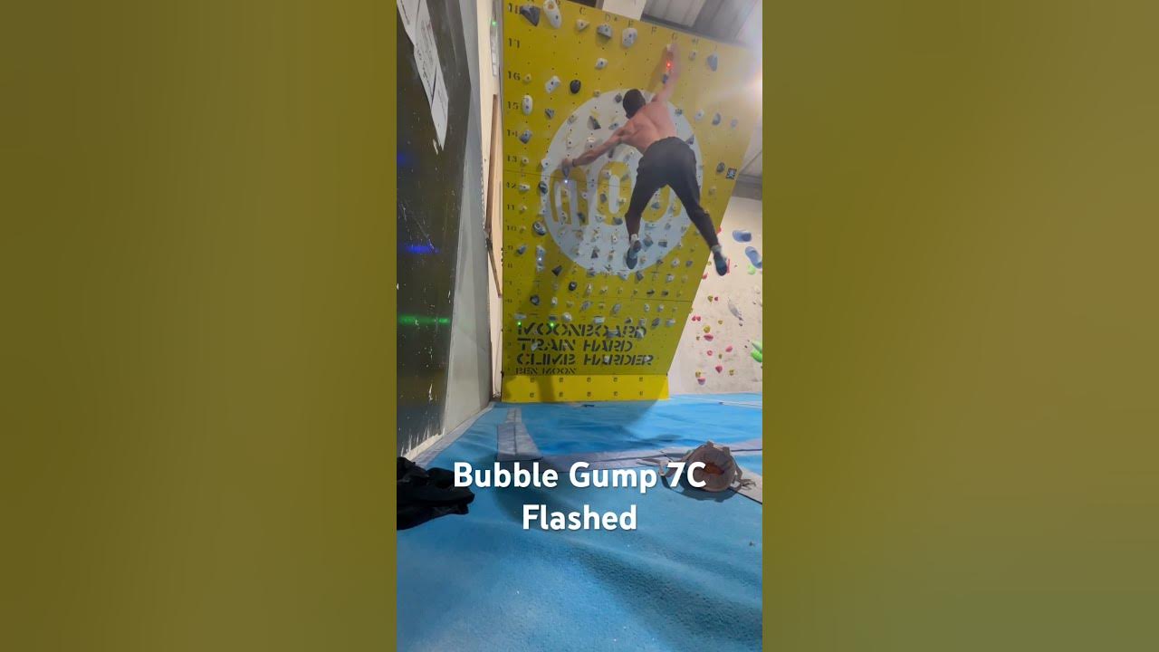 Bubble Gump 7C flashed #moonboard2016 #moonclimbing # ...