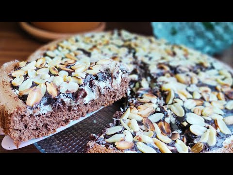 5deqiqeye super tort resepti Şokoladlı,qaymaqlı, Fıstıqlı tort #nefisyemektarifleri
