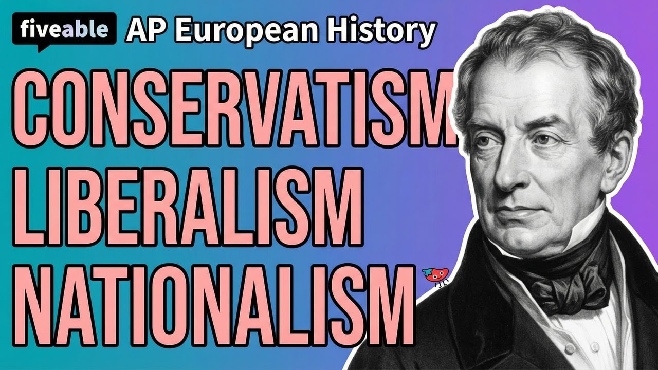 AP Euro - Unit 6: Conservatism, Liberalism & Nationalism | Fiveable ...