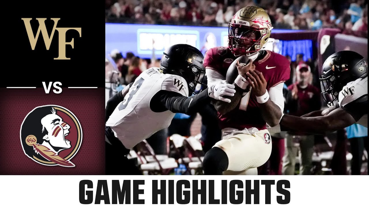 Wake Forest vs Florida State Game Highlights | 2025 ACC Football - YouTube