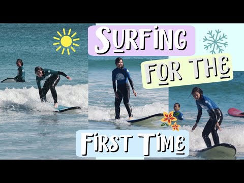 Surfing for the first time | Winter Edition 🇦🇺 - YouTube