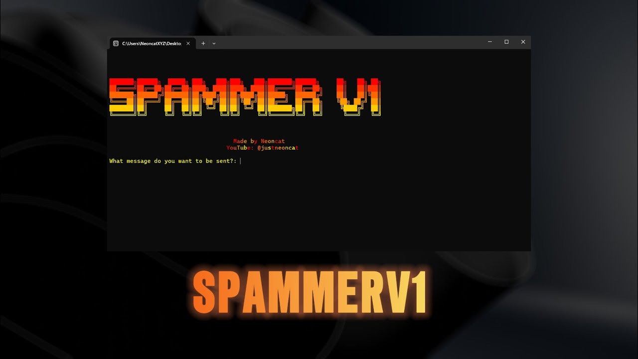 [How To Use & Setup] SpammerV1 Discord Working Webhook Spammer 2025 💎 ...