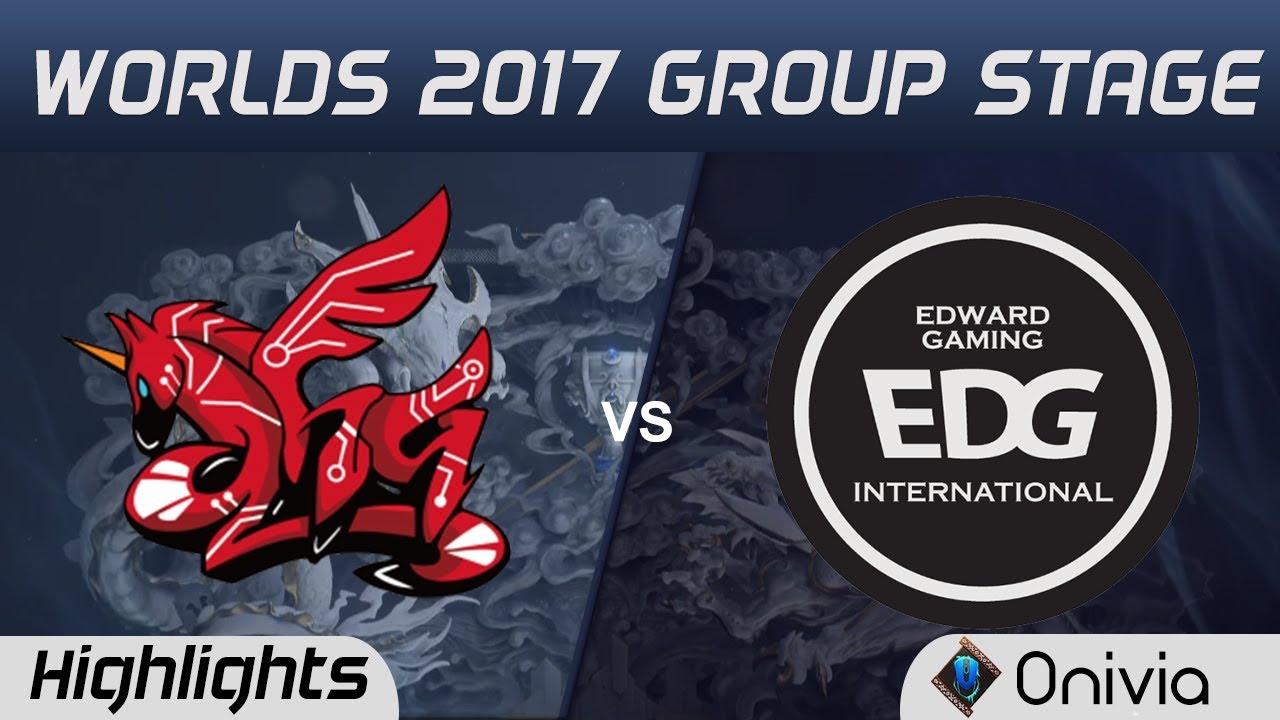 AHQ vs EDG Highlights World Championship 2017 Group Stage AHQ Esports vs Edward Gaming by Onivia ...