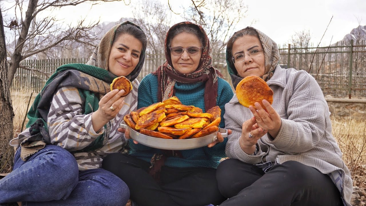 The most delicious breakfast bread i've ever made|Traditional Iranian ...