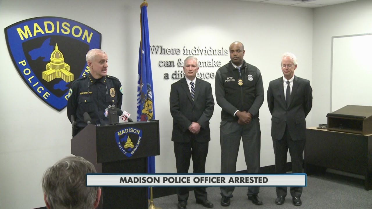 Madison Police Officer Arrested - YouTube