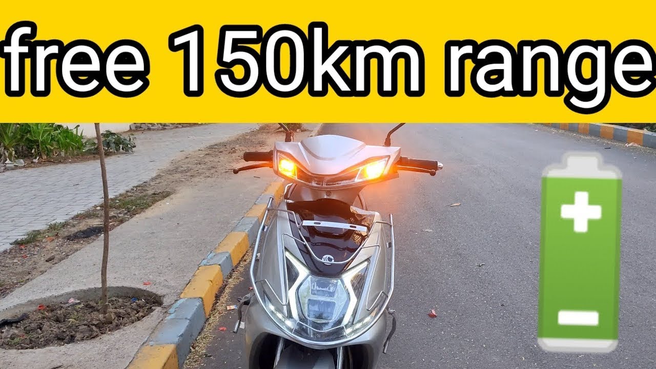 okaya electric scooty range test and detail video|meet21| - YouTube