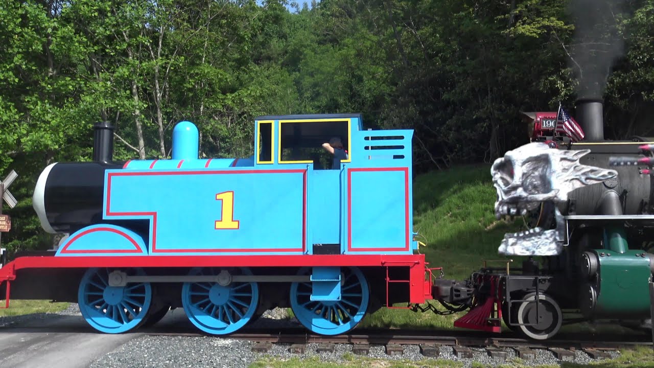 Thomas The Tank Engine And Ghost Train Runby 2 4K - YouTube