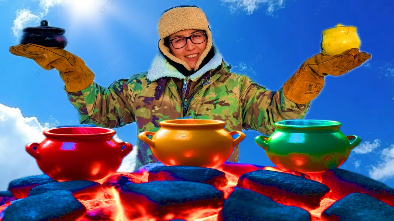 Campfire Clay Pot Feast. - YouTube