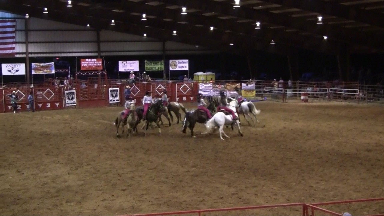 Sass 'n Saddles Fast Routine - 2017 Blairsville Rodeo - YouTube