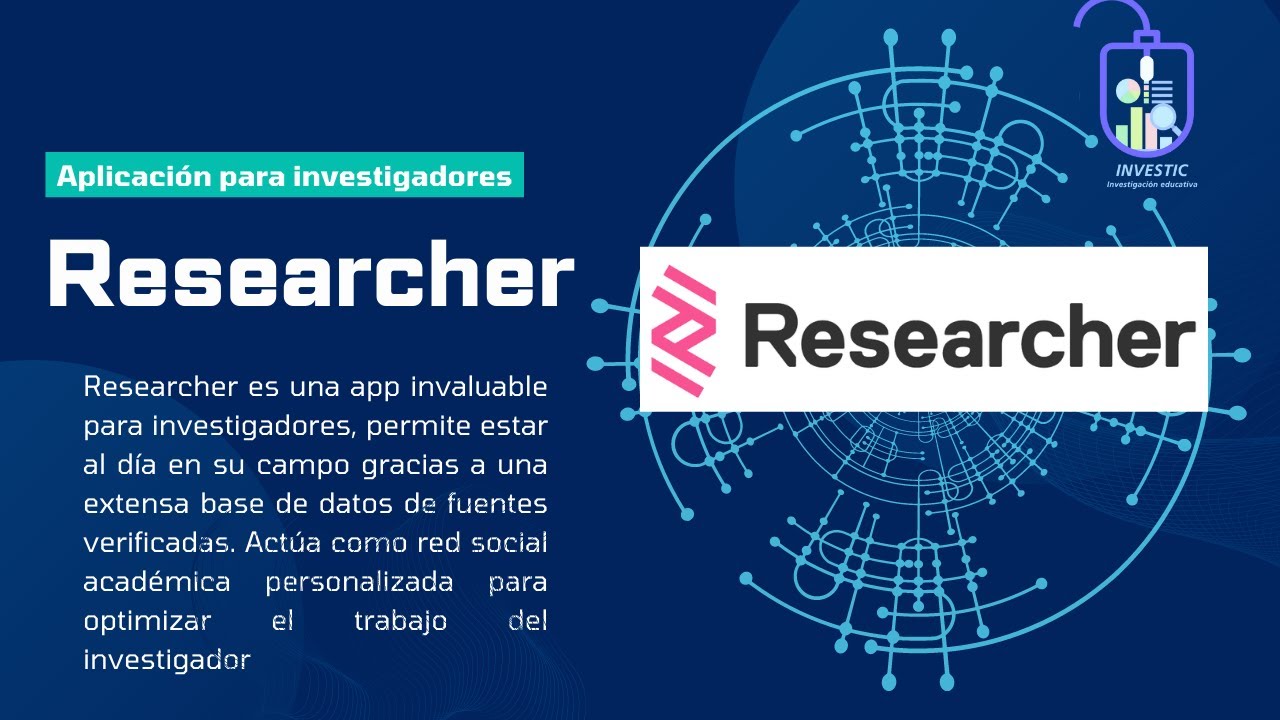 DESCUBRE RESEARCHER - LA APP QUE TODO INVESTIGADOR NECESITA - YouTube