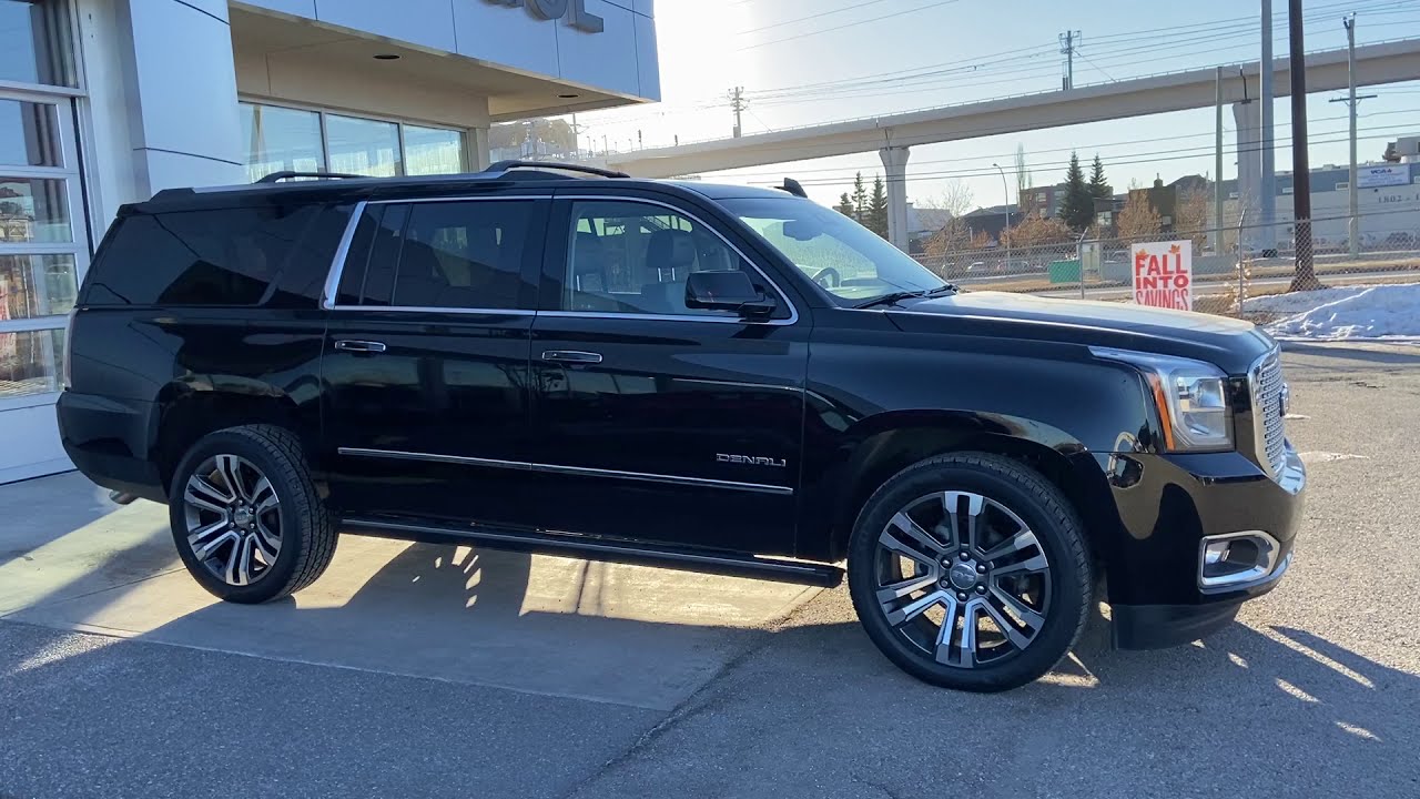 Black 2017 GMC Yukon XL Denali Review - GSL GM City - Calgary - YouTube