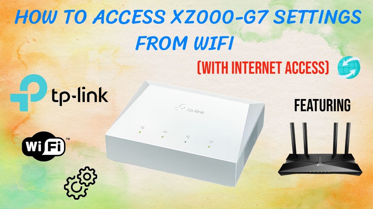 Accessing XPON/GPON Terminal Settings From Router WiFi/LAN (with ...