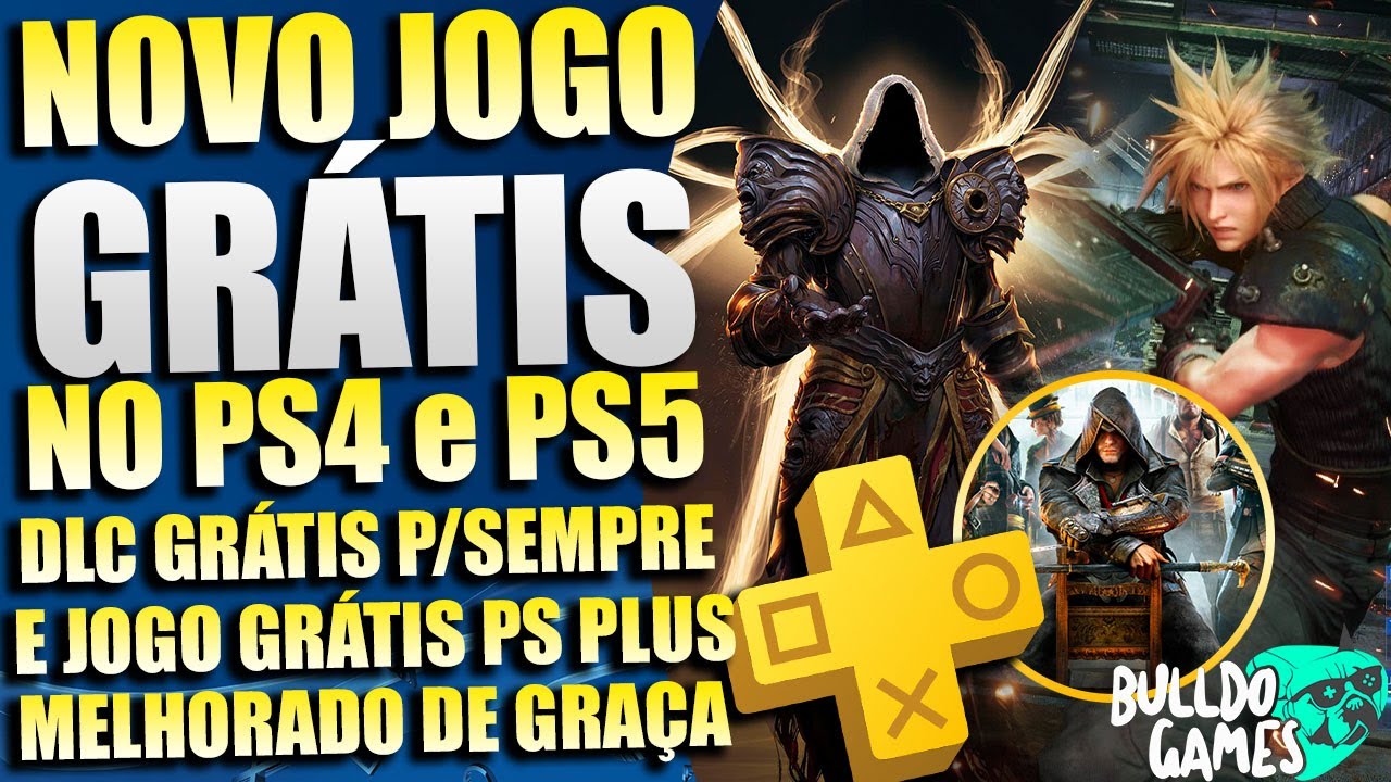 NOVO JOGO GRÁTIS NO PS4 PS5 !!! DLC GRÁTIS P/SEMPRE !!! E JOGO GRÁTIS ...