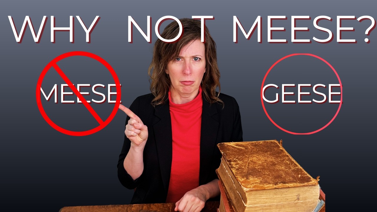Goose has Geese, but Moose has no Meese: Why English Grammar Breaks its ...