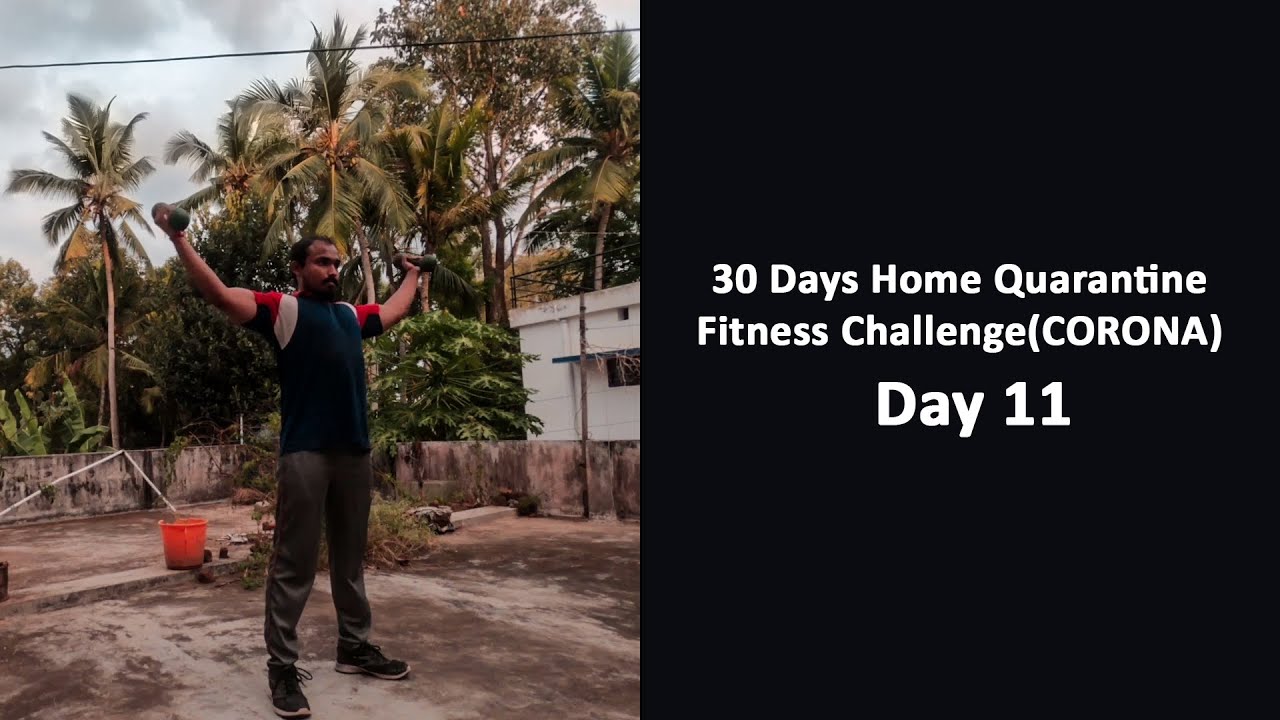 30 Days Home Quarantine Fitness Challenge(CORONA) | Day 11 - YouTube