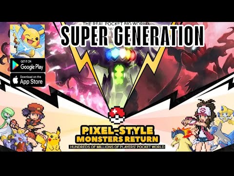 Super Generation Gameplay (Pokémon) + 9 Códigos - Android APK Pixel RPG ...