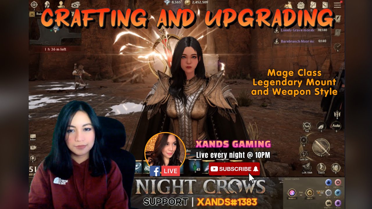 NIGHT CROWS: CRAFTING AND UPGRADING - YouTube