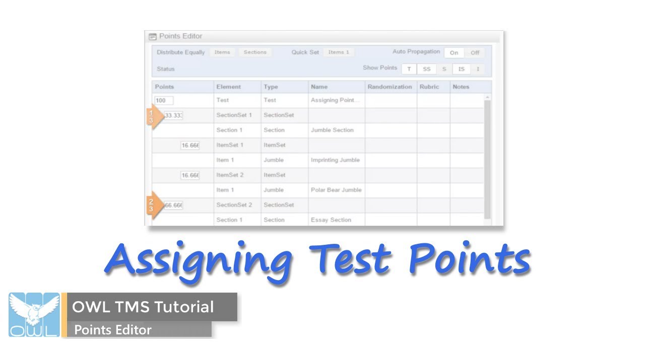 Assigning Test Points - YouTube