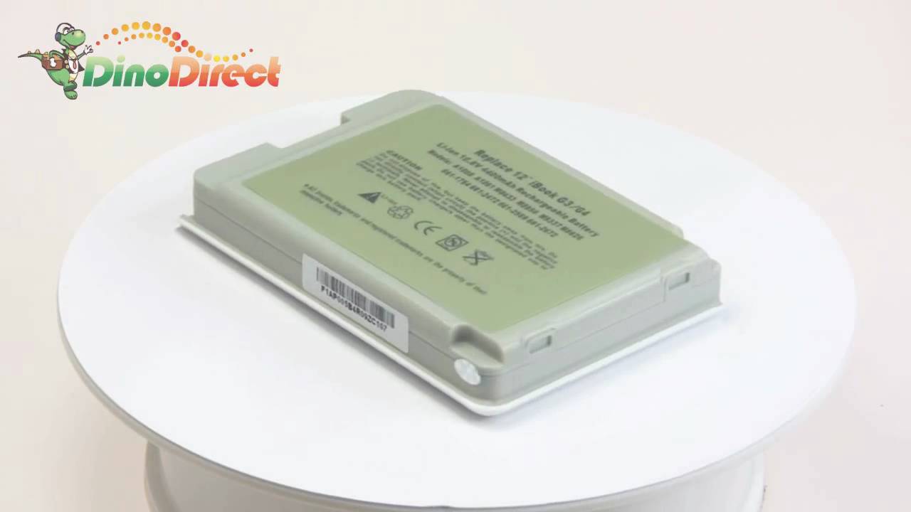 Replacement 10.8V 4400mAh Laptop Battery A1061 A1008 for 12" Apple ...