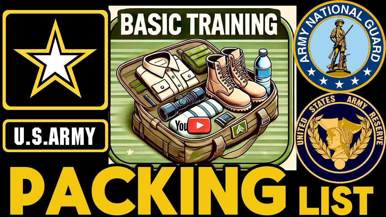 What to BRING to BASIC TRAINING: BCT Packing List - PACK these items ...