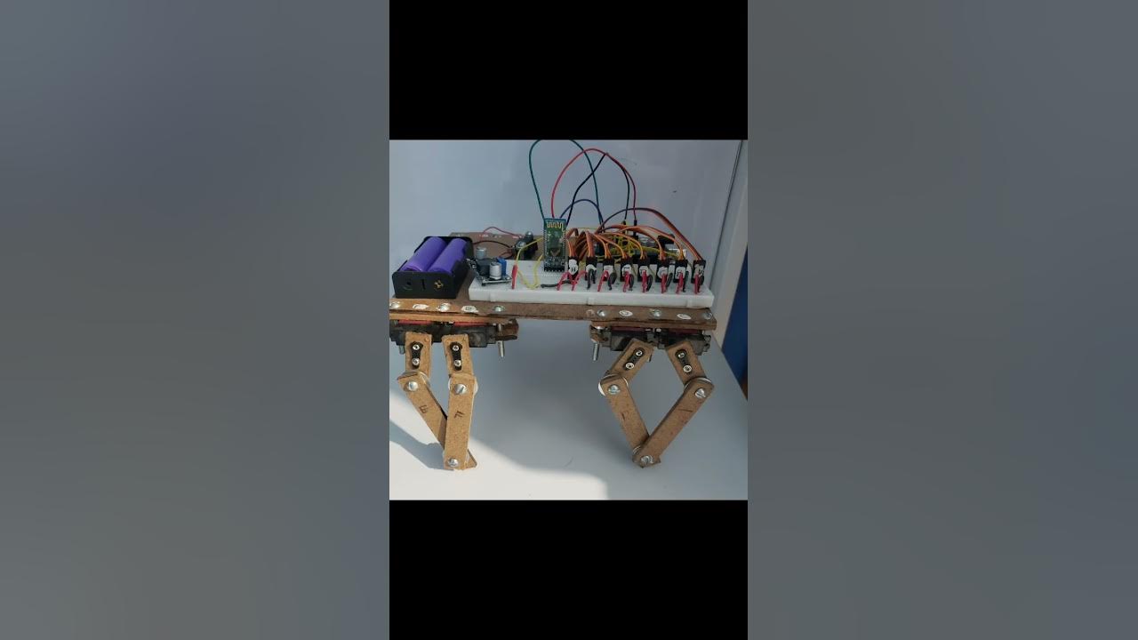SPEAKING VIDEO/ "BLUETOOTH CONTROLLED QUADRUPED ROBOT" - YouTube