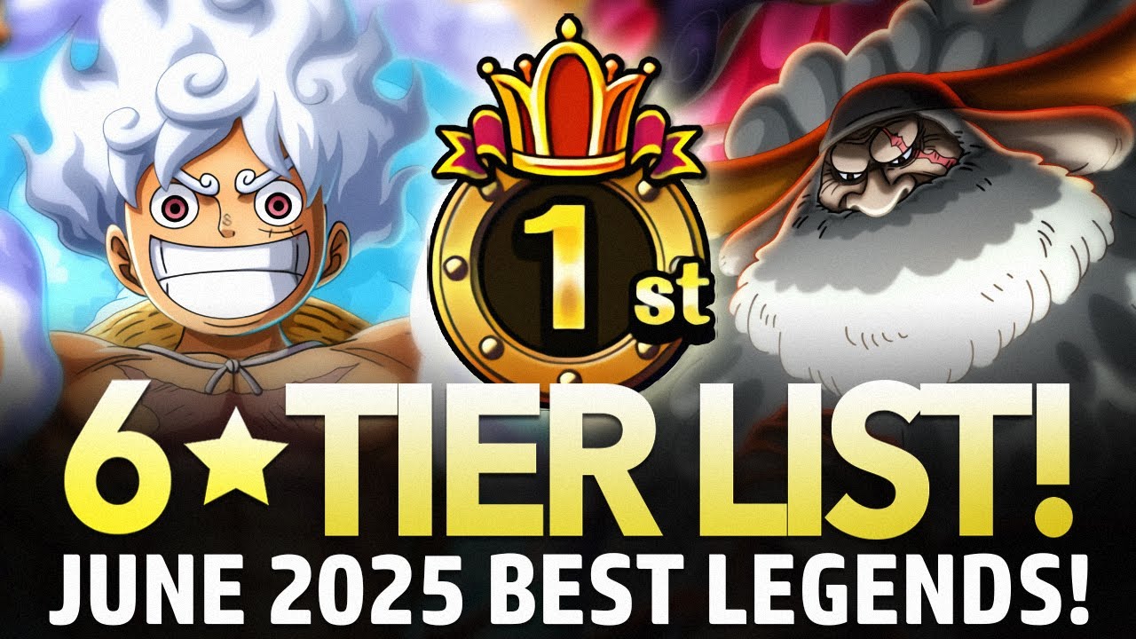 ★6 TIER LIST! Best Legends June 2025! (ONE PIECE Treasure Cruise) - YouTube