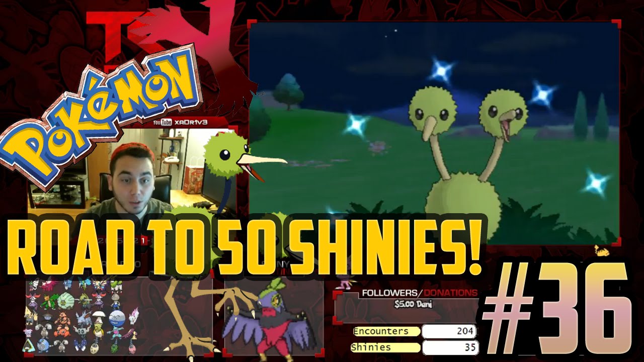 Road to 50 Shinies | Shiny #36 | SHINY DODUO | Pokemon XY - YouTube