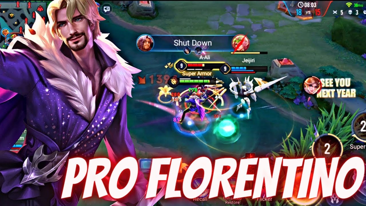 AoV : FLORENTINO PRO GAMEPLAY - ARENA OF VALOR - YouTube