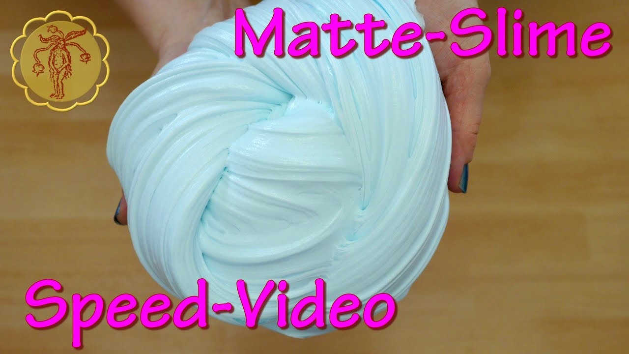 Speed-Video: Matte-Slime - selber machen - DIY - YouTube