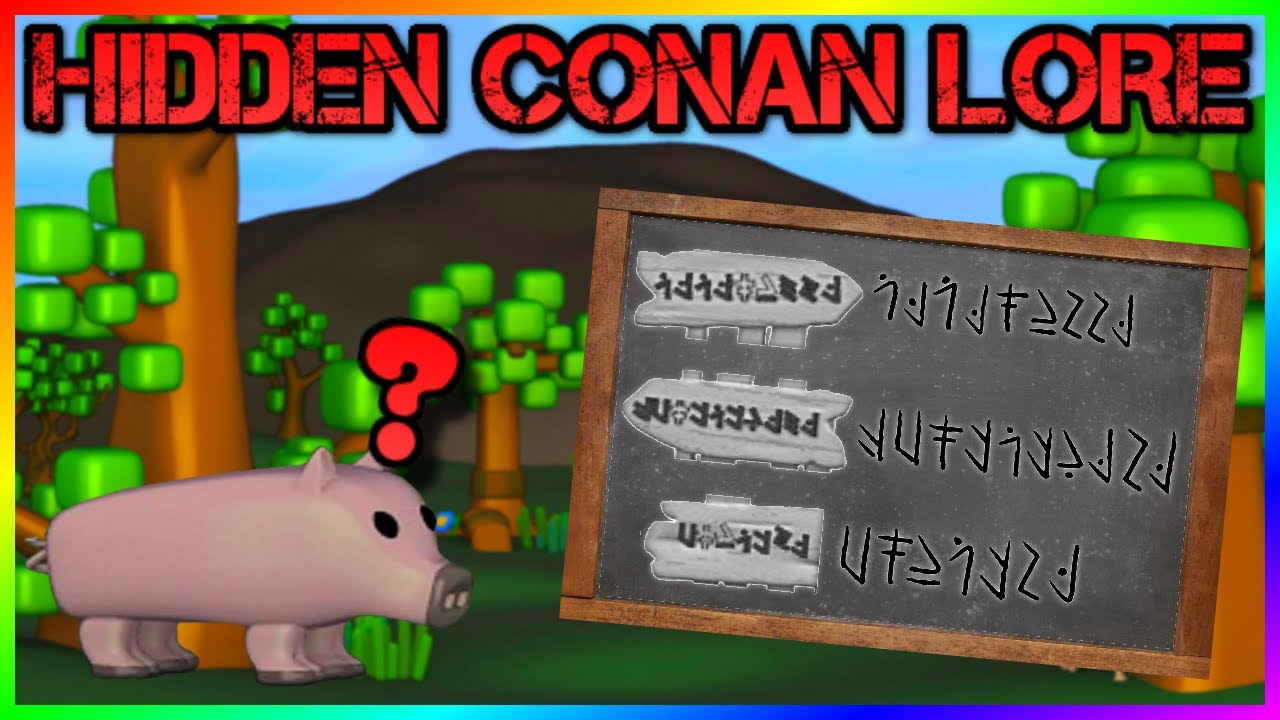 Conan the mighty pig - The HIDDEN lore of conan the mighty pig - YouTube