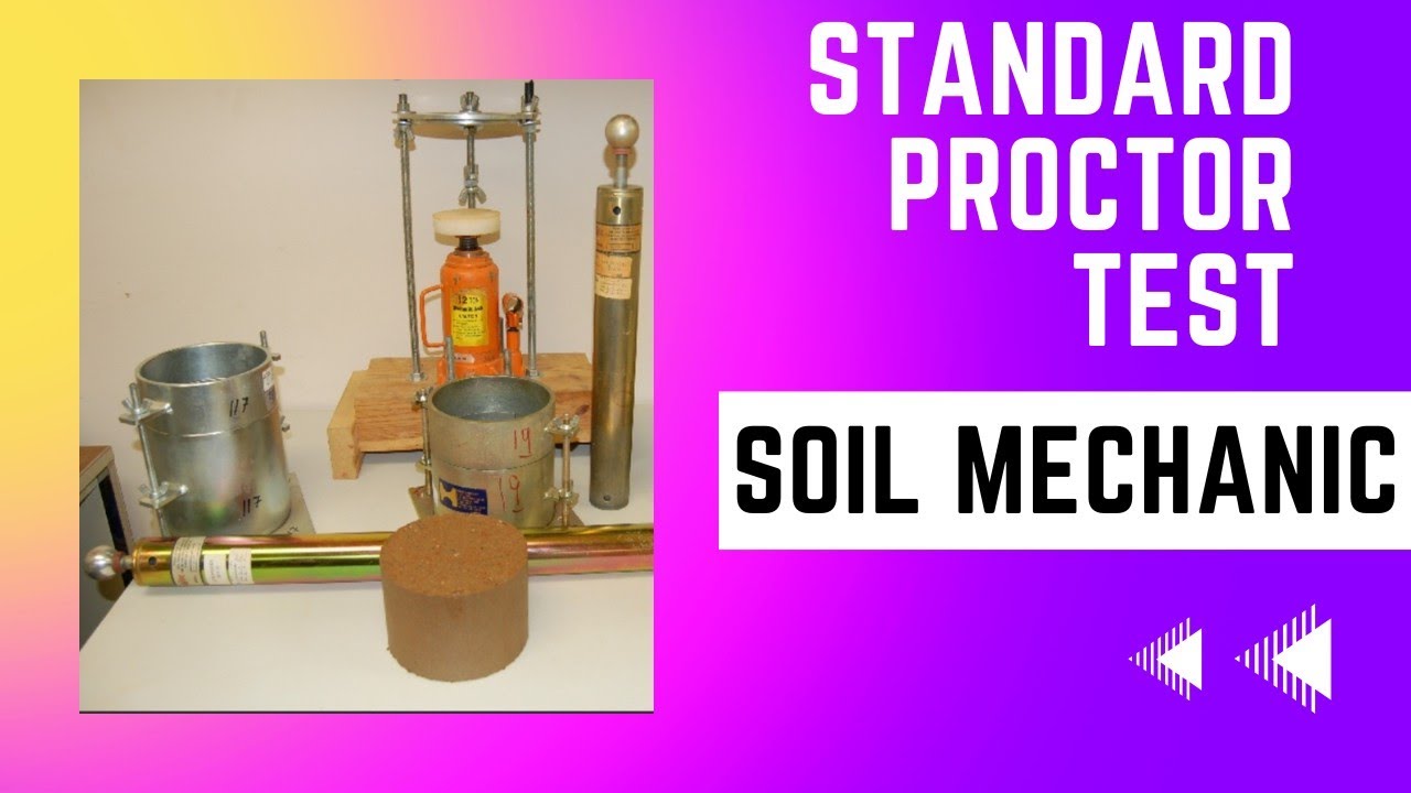 Standard Proctor Compaction Test, Geo Technical Engineering, Soil Lab ...