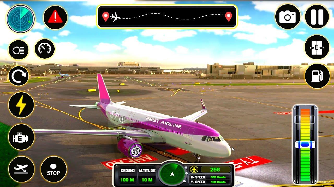 Airplane game plane simulator | aeroplane game | aeroplane wala game ...