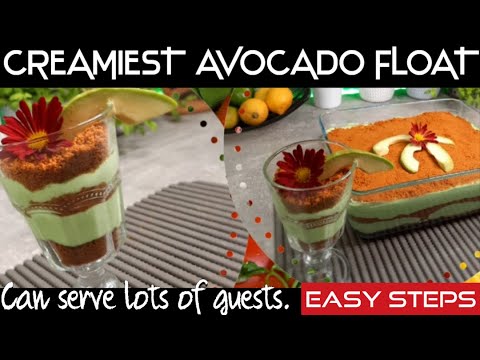 How to Prepare Avocado Float (Mega Creamy) - YouTube