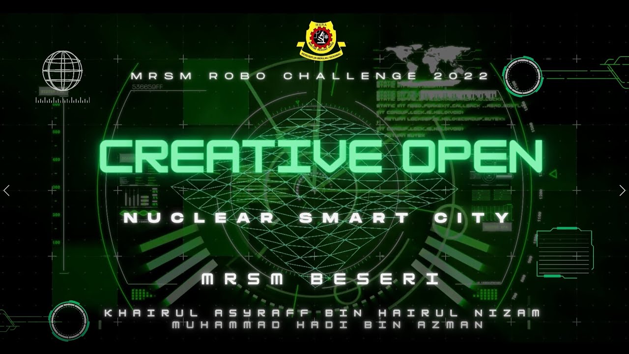 CREATIVE OPEN | MRSM BESERI | ROBO CHALLENGE 2022 - YouTube