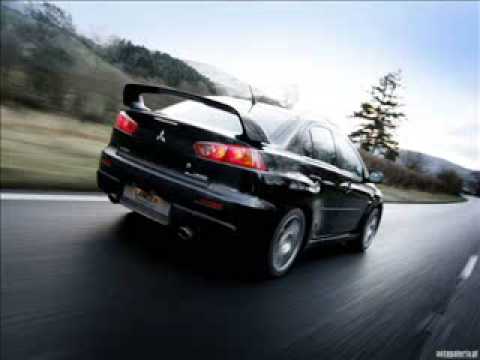 Mitsubishi Lancer EVO X Black - YouTube