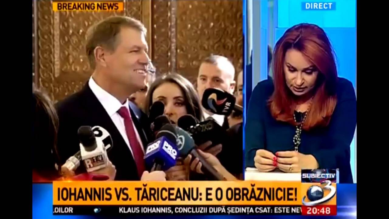 Subiectiv: Iohannis vs Tariceanu! Incredibil! - YouTube