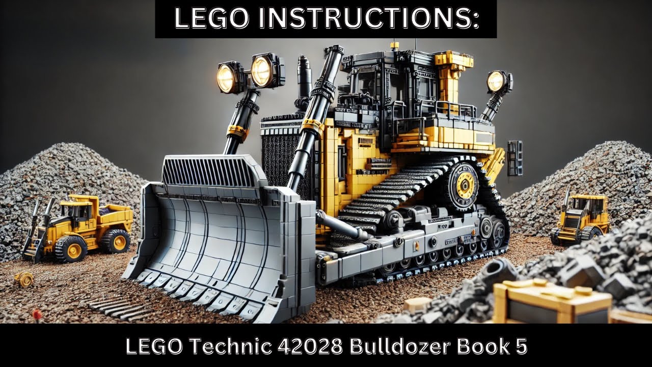 LEGO INSTRUCTIONS: Build the 42028 Bulldozer! 🚜 (Step-by-Step Flip ...