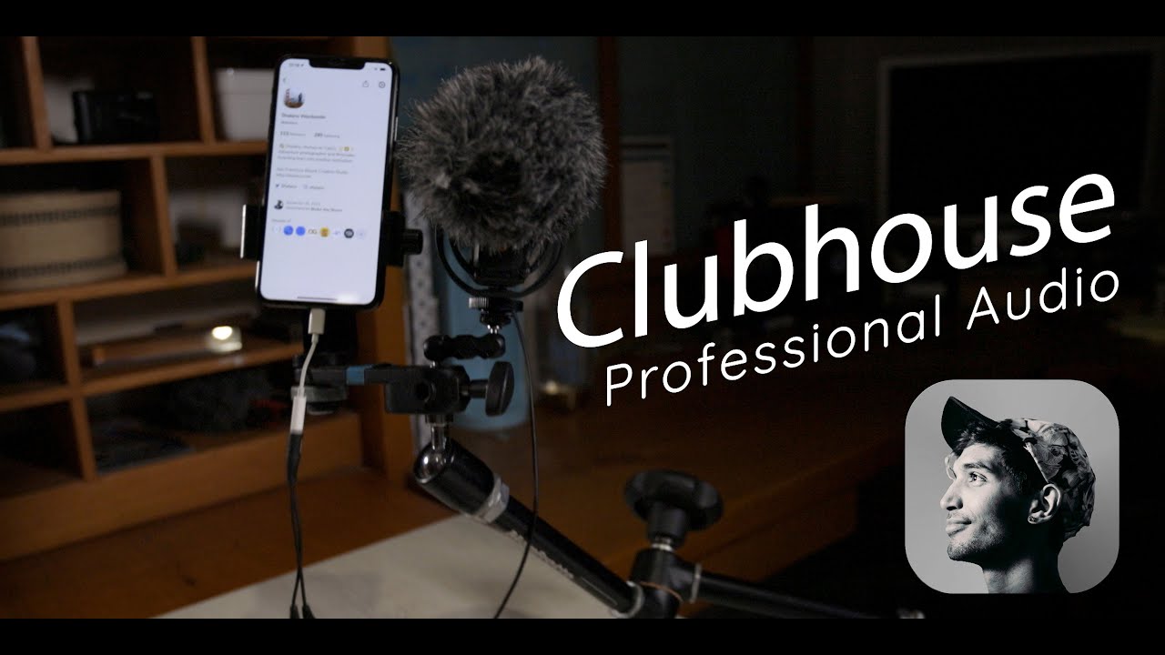 Professional Clubhouse Audio Set-up — Using an external microphone ...