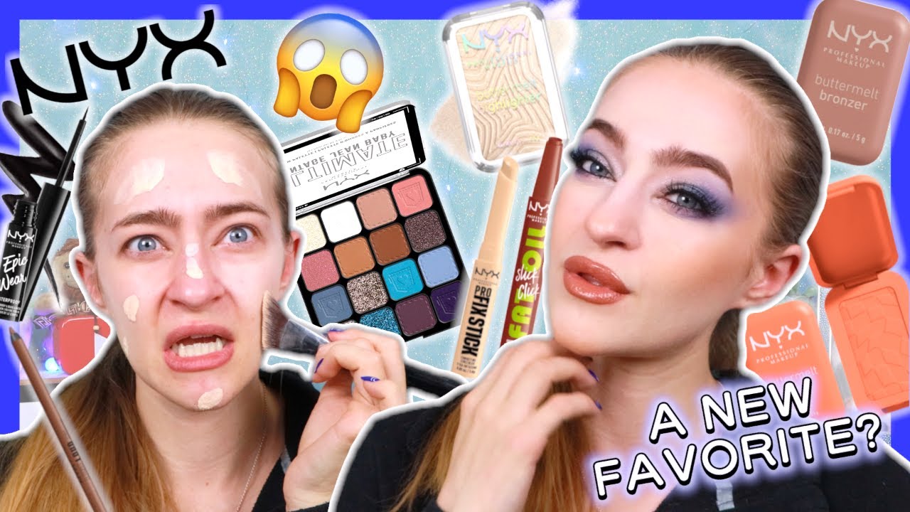 Full Face Of NYX Cosmetics!! (the BEST drugstore makeup brand?!) - YouTube
