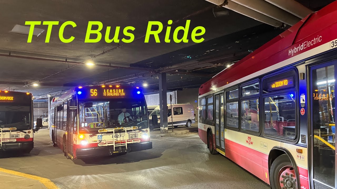 Toronto TTC 56 Leaside Bus Ride - Full Route Southbound 5/172025 - YouTube