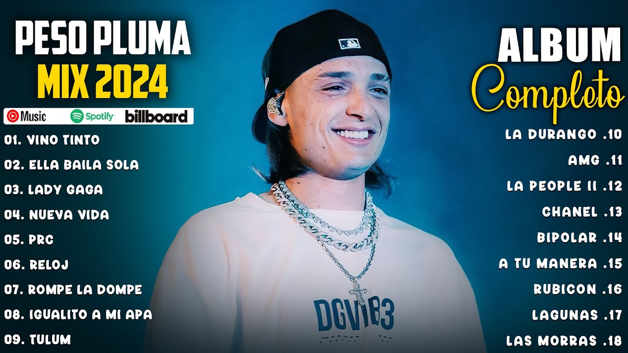 Peso Pluma 2024 Mix | Mejor Canción de Peso Pluma 2024 - Álbum Completo ...