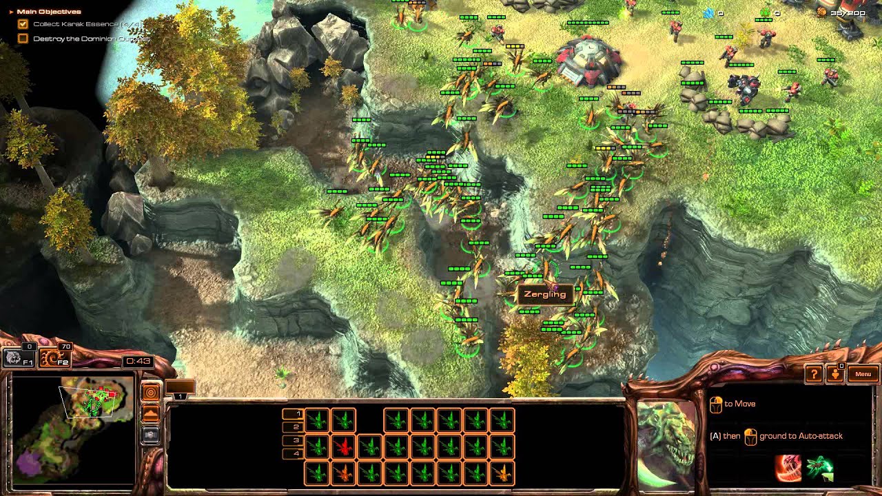 Starcraft 2 Heart of the Swarm - [upgrade]Zergling Evolution - YouTube