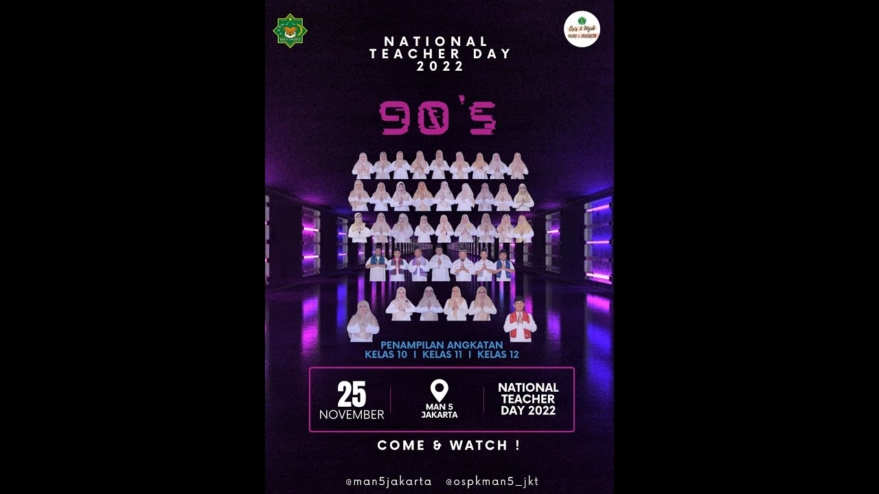 HARI GURU NASIONAL || MAN 5 JAKARTA - YouTube