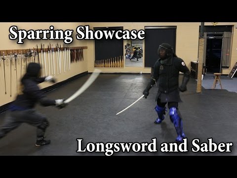 Longsword and Saber - Sparring Showcase - YouTube