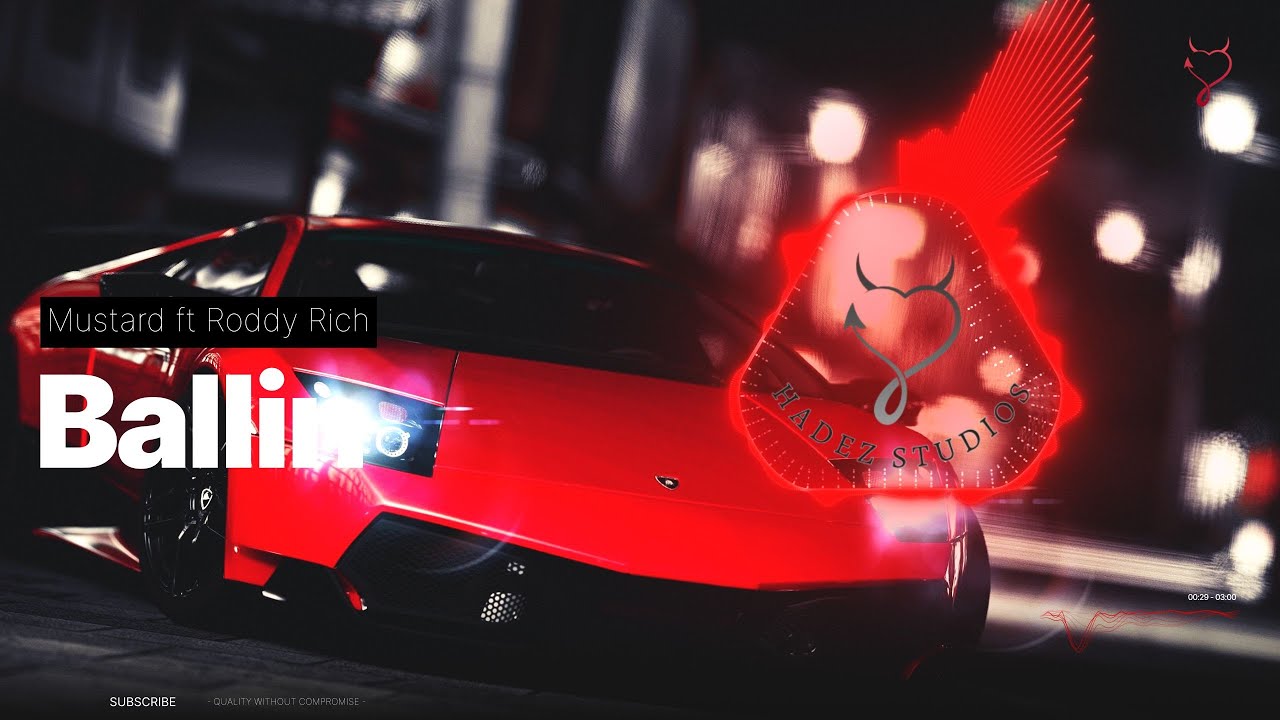 Mustard - Ballin ft. Roddy Rich (Bass Visualizer) - YouTube