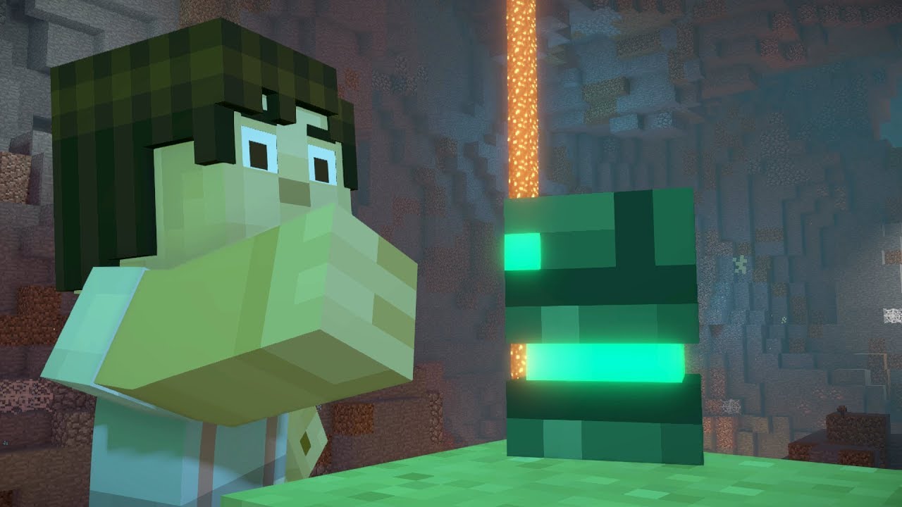 the gauntlet glove!?!-minecraft story mode [s2 ep1 pt3] - YouTube