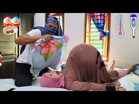Drama Lucu 😂😍😘 Ibu Hamil Melahirkan Di Bekap Bantal Di Tempat Tidur